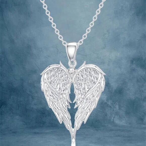 Jewelry | Angel Wings Pendant And Chain | Poshmark